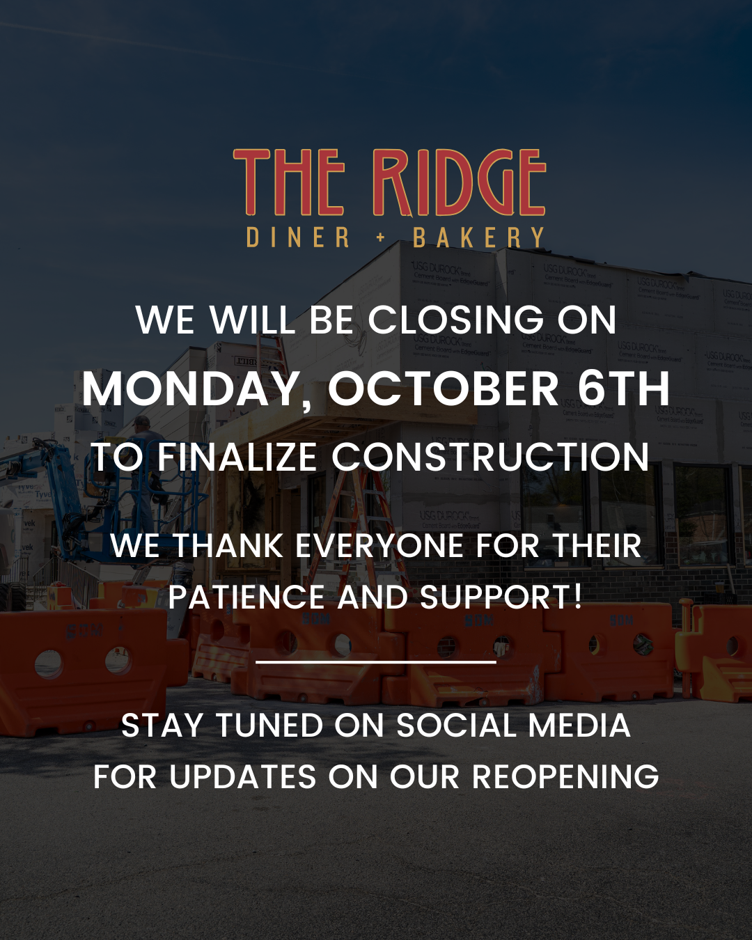 Main Menu - The Ridge Diner